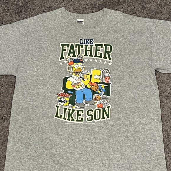 Shirts | The Simpsons Like Father Like Son Bart Homer Simpson Shirt ...
